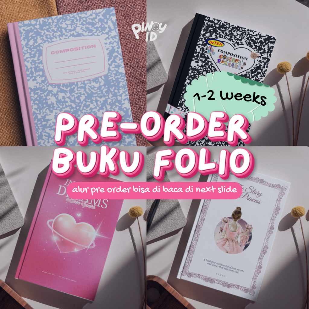 Jual [PRE-ORDER] F4 Buku Folio ALL SERIES, COMPOSITION, GRADIENT ...