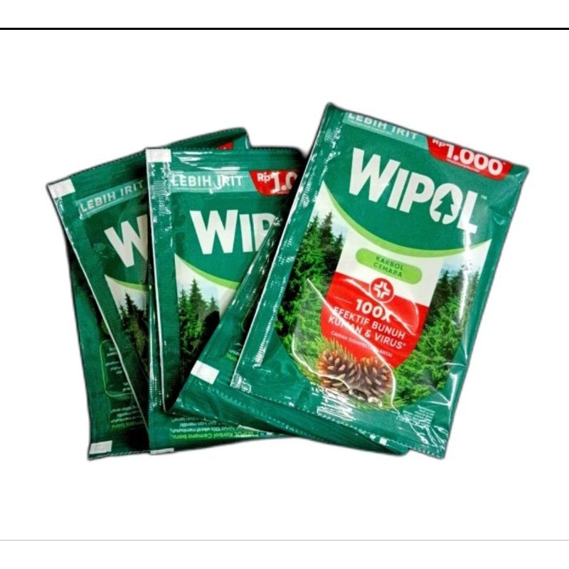 Jual wipol karbol cemara - supersol jumbo sachet isi 12 pcs | Shopee ...