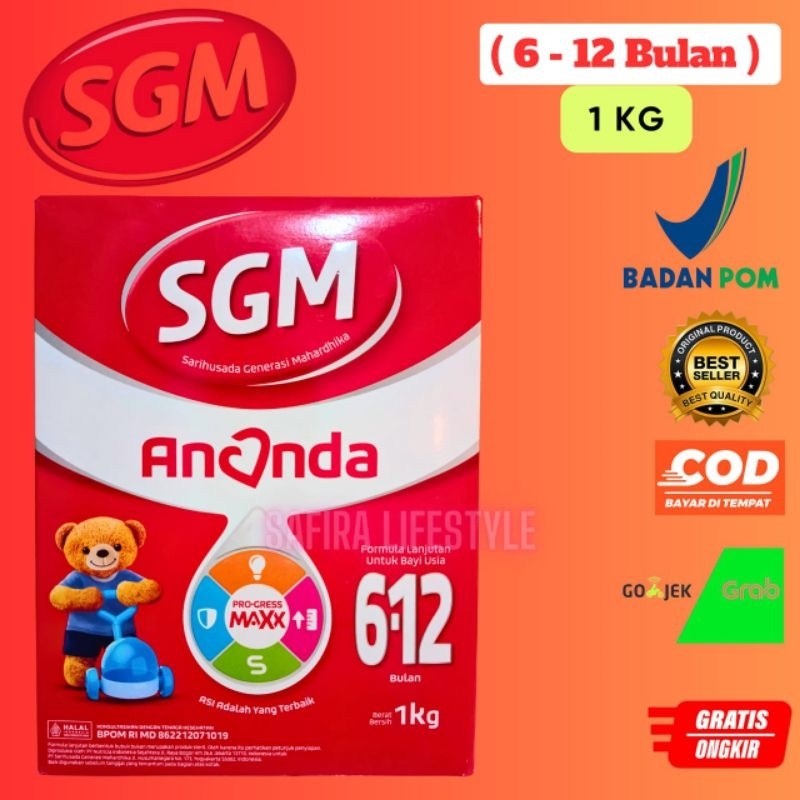 Jual Susu SGM 6-12 BULAN 1 KG | Shopee Indonesia