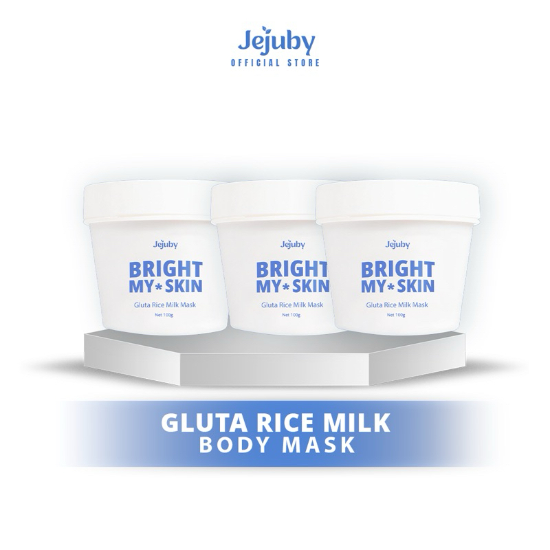 Jual [BUNDLING 3 PCS] Jejuby Gluta Rice Milk Mask 2in1 Bleaching ...