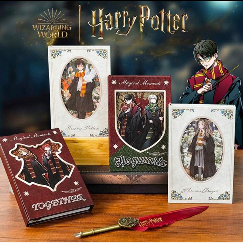 Jual READY STOCK Harry Potter Notebook, Colorful Hardcover Diary ...