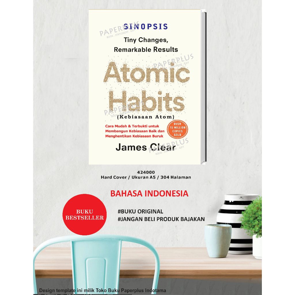 Jual Atomic Habits / Kebiasaan Atom / James Clear / Buku Inspirasi / HC ...