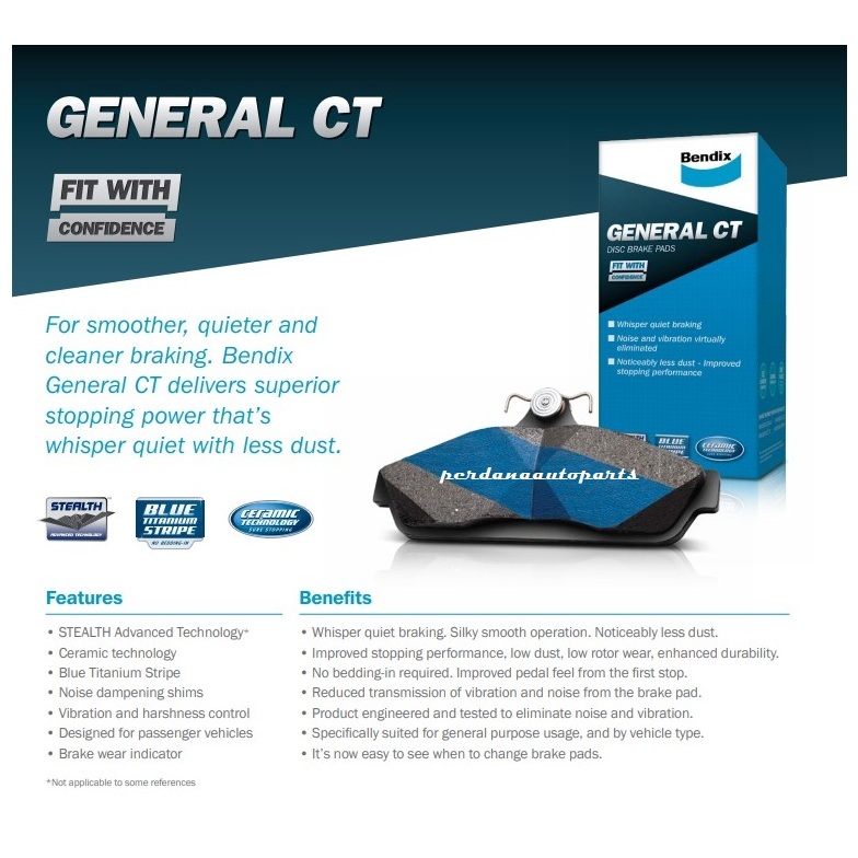 Jual Kampas Rem Toyota Zenix, Corolla Cross, All New Camry Hybrid (Set Depan ) Original BENDIX ...