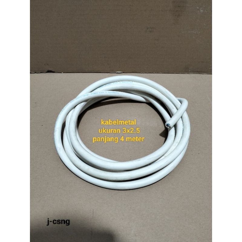 Jual kabel listrik merk kabelmetal ukuran 3x2.5 asli tembaga (semi baru ...