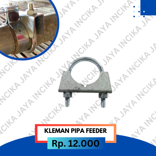 Jual Klem Pipa Feeder Clamp Auger Tempat Pakan Makan Ayam Otomatis ...