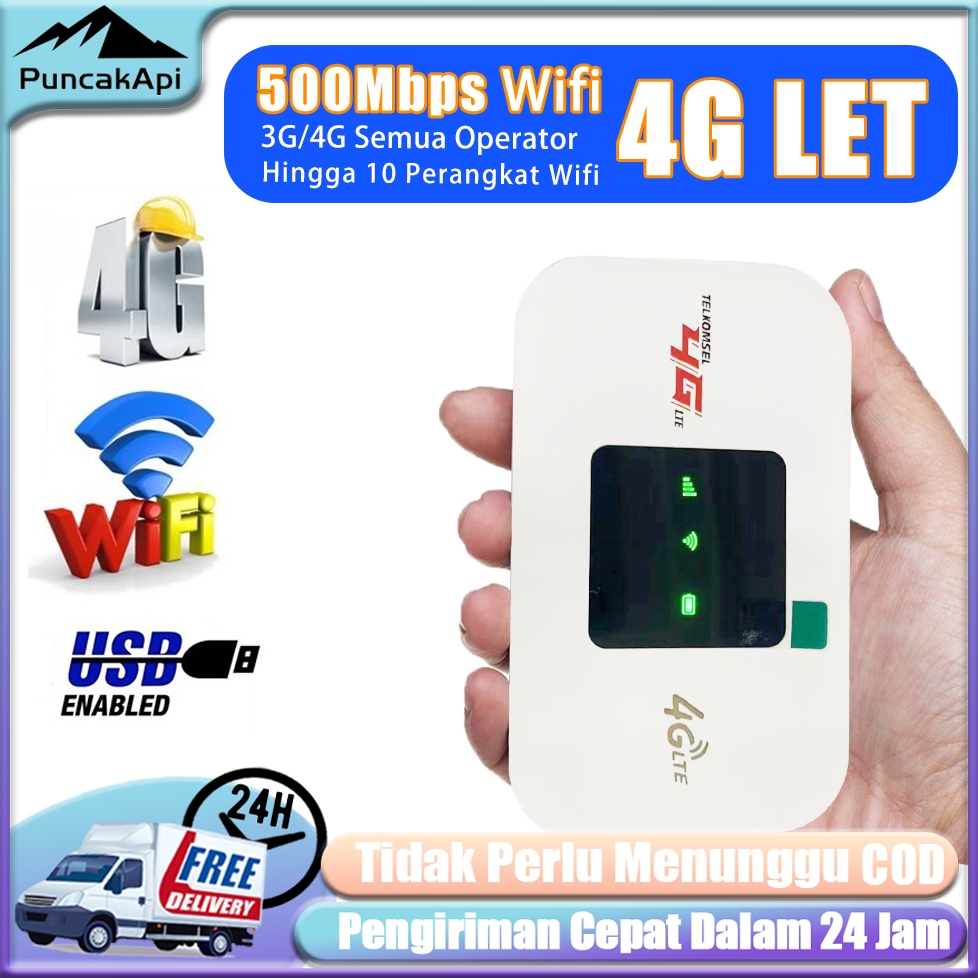 Jual 【COD】MIFI MODEM WIFI 4G LTE 150 Mbps Unlock ALL Operator Portable ...