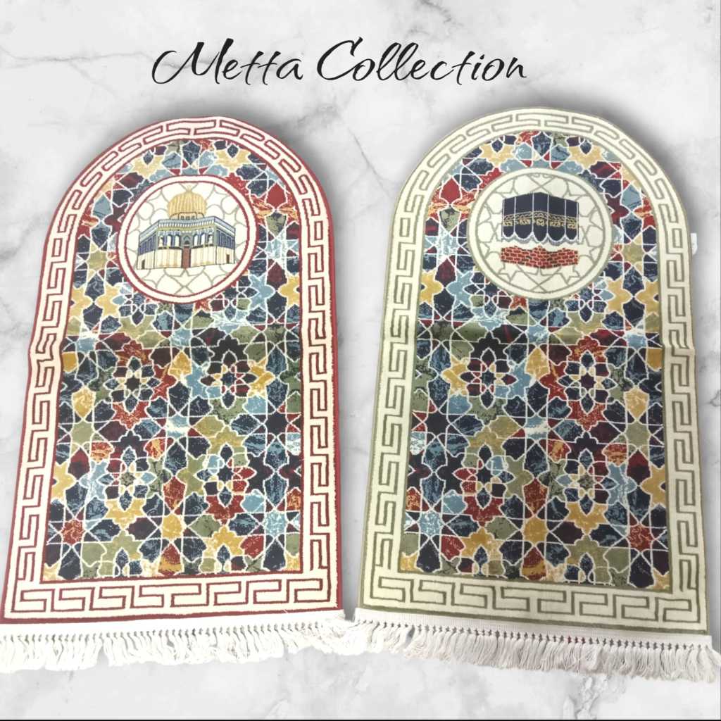 Jual Sajadah Makkah Madina Turkey Turki Rawdah Kerucut Kubah Tebal 5mm ...