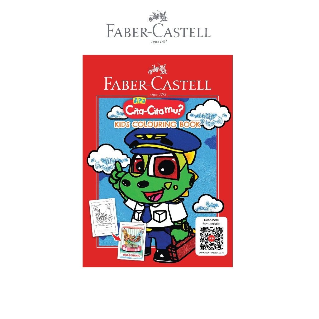 Jual Faber-Castell Kids Colouring Book Buku Mewarnai Anak | Shopee ...