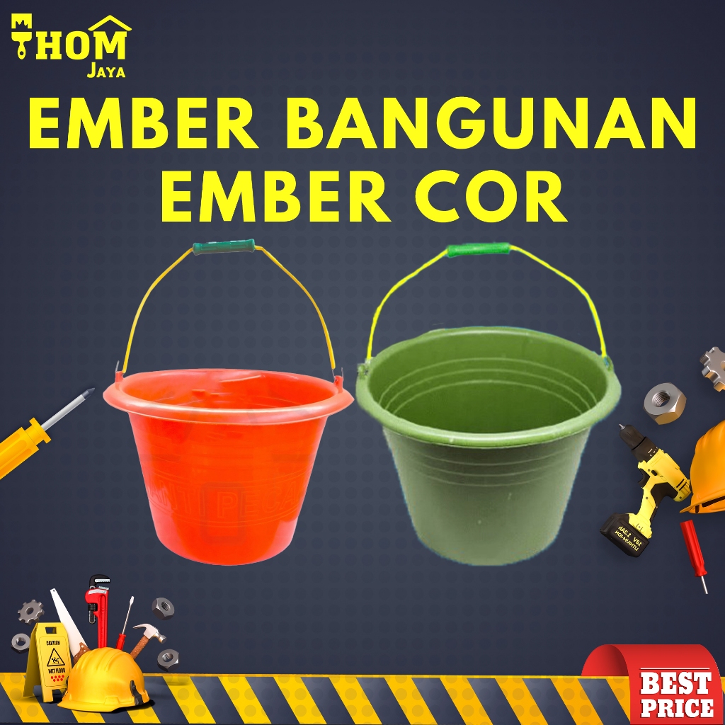 Jual EMBER BANGUNAN / EMBER COR / EMBER PLASTIK LENTUR / EMBER JUMBO ...