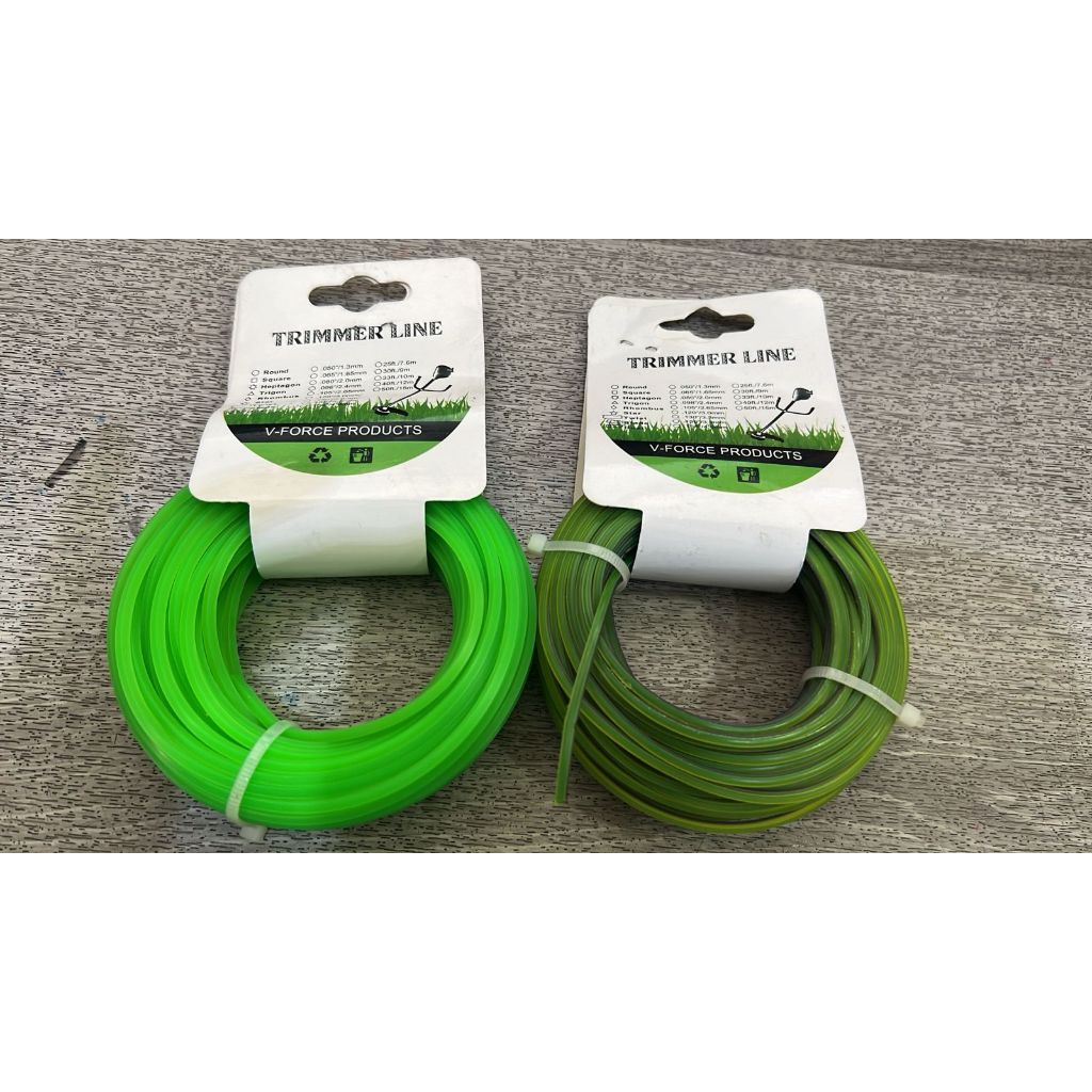 Jual TRIMMER LINE 2,4MM 15METER TALI NYLON MESIN POTONG RUMPUT | Shopee ...