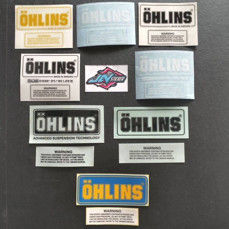 Jual sticker OHLINS sticker SHOCK OHLINS | Shopee Indonesia