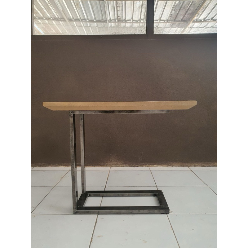 Jual Meja Side Table | Mix Wood Kaki Besi | Shopee Indonesia
