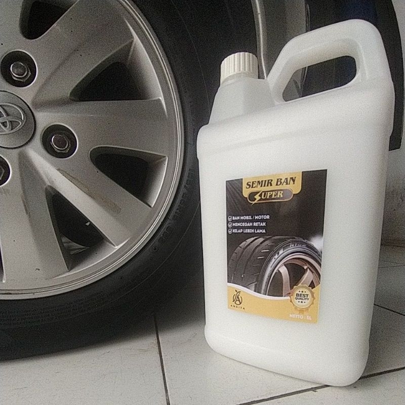 Jual Semir ban motor dan mobil tahan lama Kualitas super isi5 liter ...