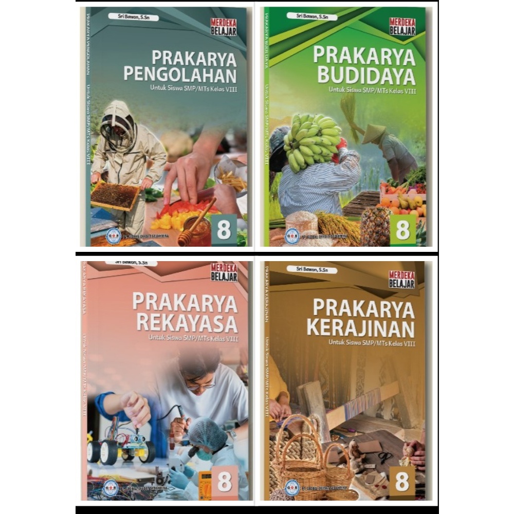 Jual BUKU PAKET KELAS 8 JENJANG SMP / MTS ( KURIKULUM MERDEKA / MAPEL PRAKARYA PENGOLAHAN ...