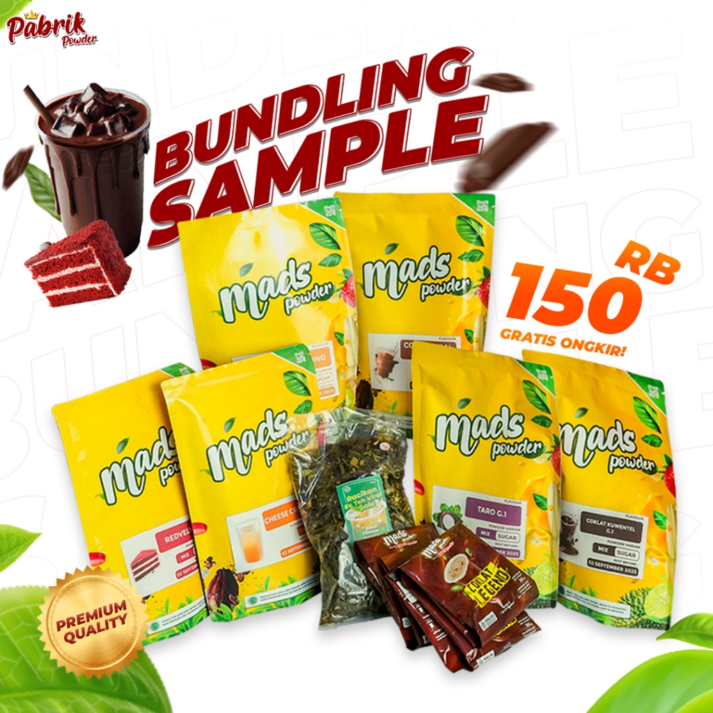 Jual Paket Sample Bubuk Minuman Best Produk Pabrik Powder | Shopee ...
