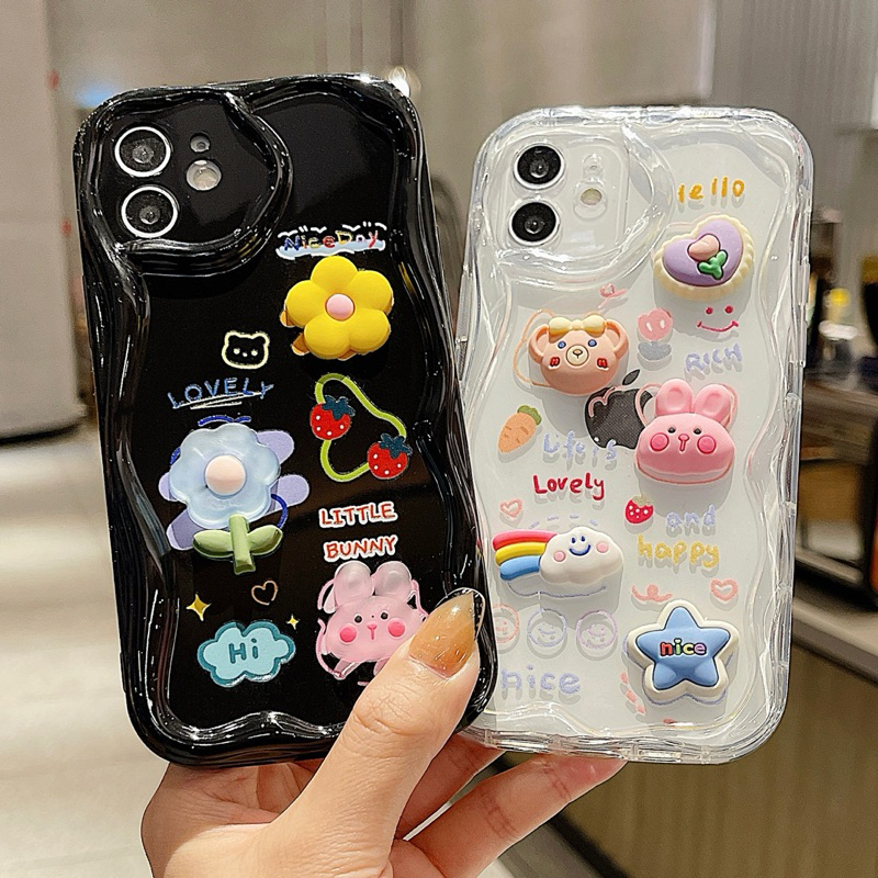 Jual CASING WAVE BEAR BUNNY CUTE OPPO A5X A5i A5 PRO A3X A3 NFC A60 A79 A58 A78 5G 4G A77S A57 ...