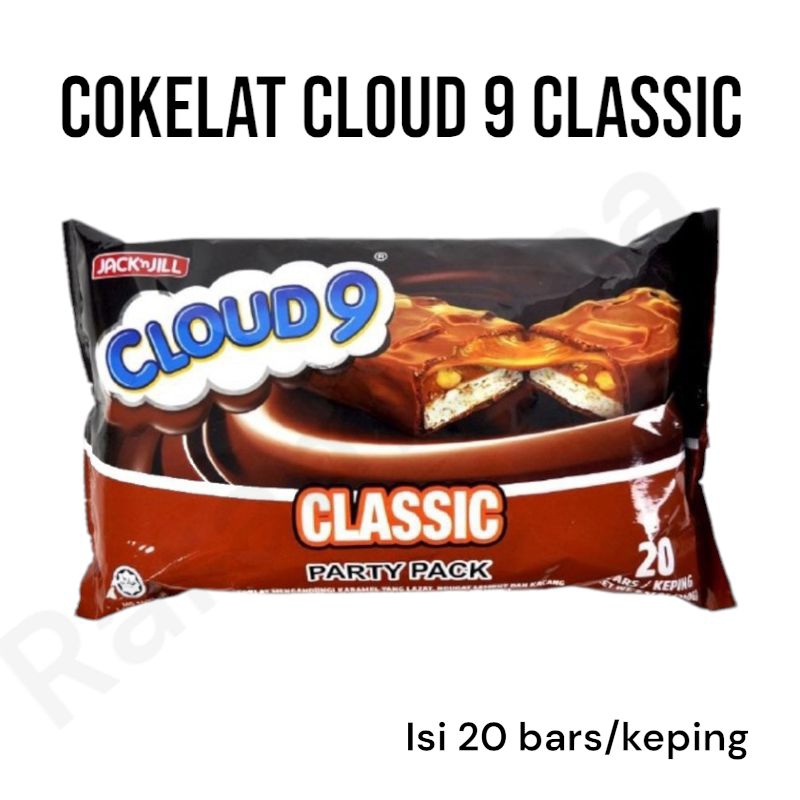 Jual Cokelat Cloud 9 classic isi 20pcs party pack oleh oleh malaysia ...