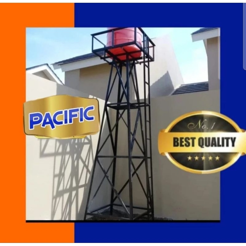 Jual Rangka tower menara dudukan toren 3 meter penguin tb 200 ltr 2000 ...
