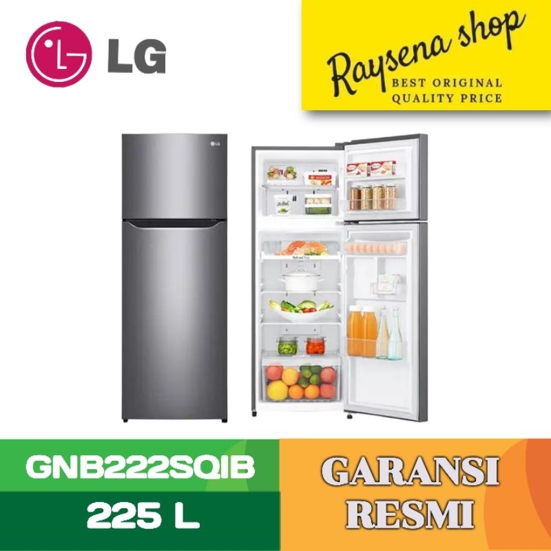 Jual LG KULKAS 2 PINTU KECIL SMALL 2 DOOR REFRIGERATOR GNB222SQIB ...
