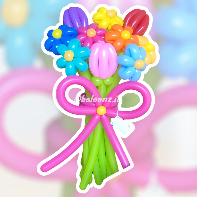 Jual (BACA DESKRIPSI) BALON BUNGA PERSATU TANGKAI TANGSEL/BUKET WISUDA ...