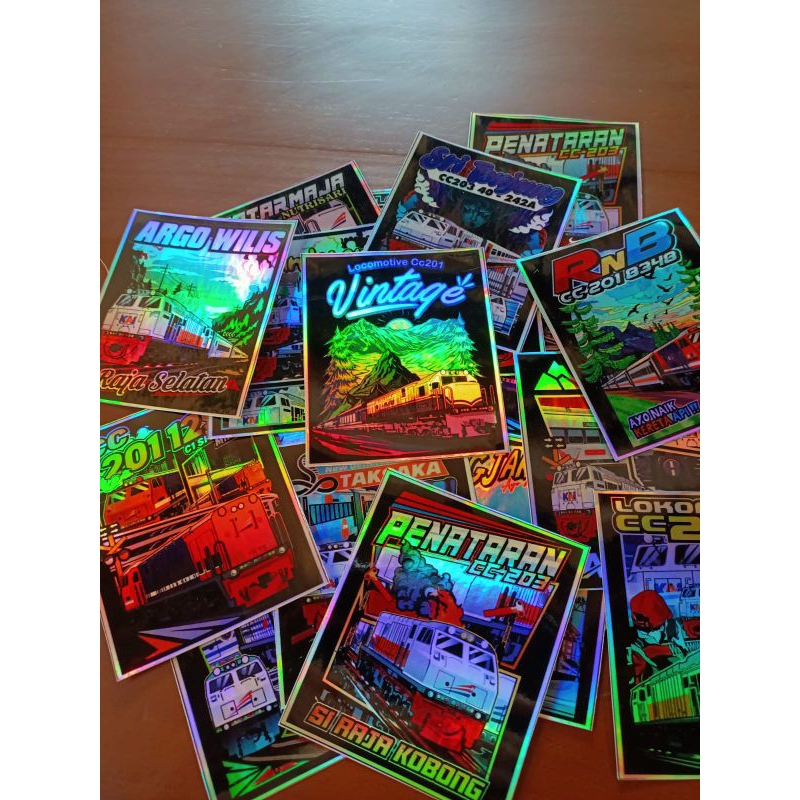 Jual (FREE STIKER) CETAK PAKET STIKER KERETA API INDONESIA STIKER ...
