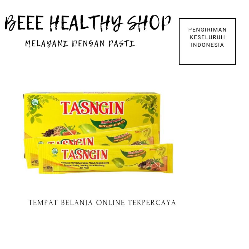 Jual TASNGIN 15 ML / 1 BOX ISI 10 SACHET / PEREDA MASUK ANGIN | Shopee ...