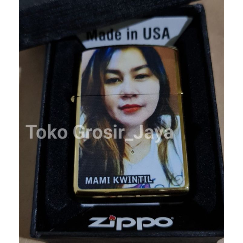 Jual Korek Api Custom Uv printing Foto Gold Bisa Request Gambar Logo ...