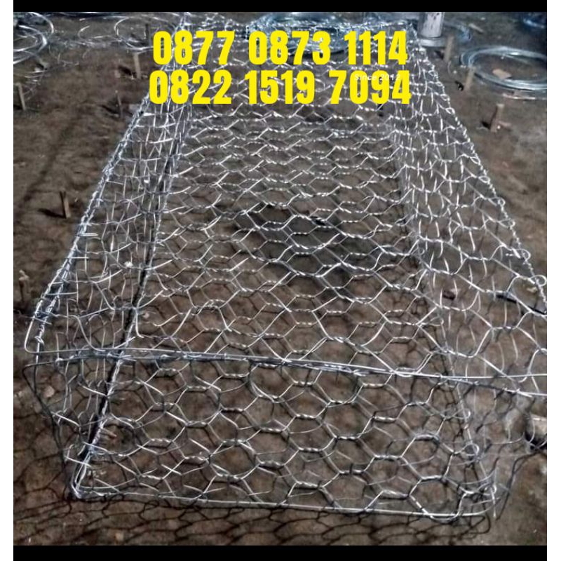 Jual Bronjong manual bahan galvanis ukuran 2m X 1m X 0,5 m dan 2m X 1m ...