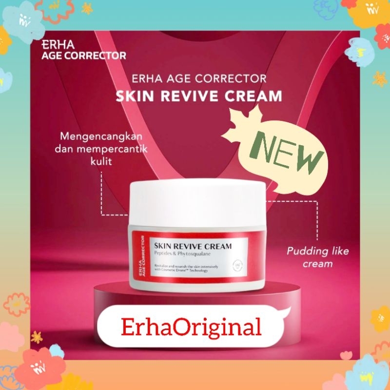 Jual ERHA Age Corrector Skin Revive Cream 28g | Shopee Indonesia