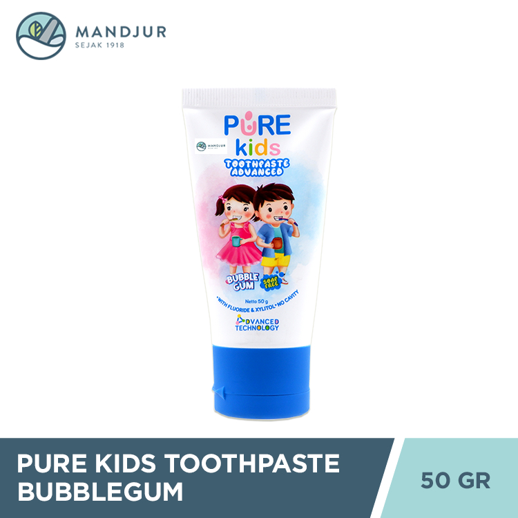 Jual Pure Kids Toothpaste Bubblegum 50 Gram - Pasta Gigi Anak | Shopee ...