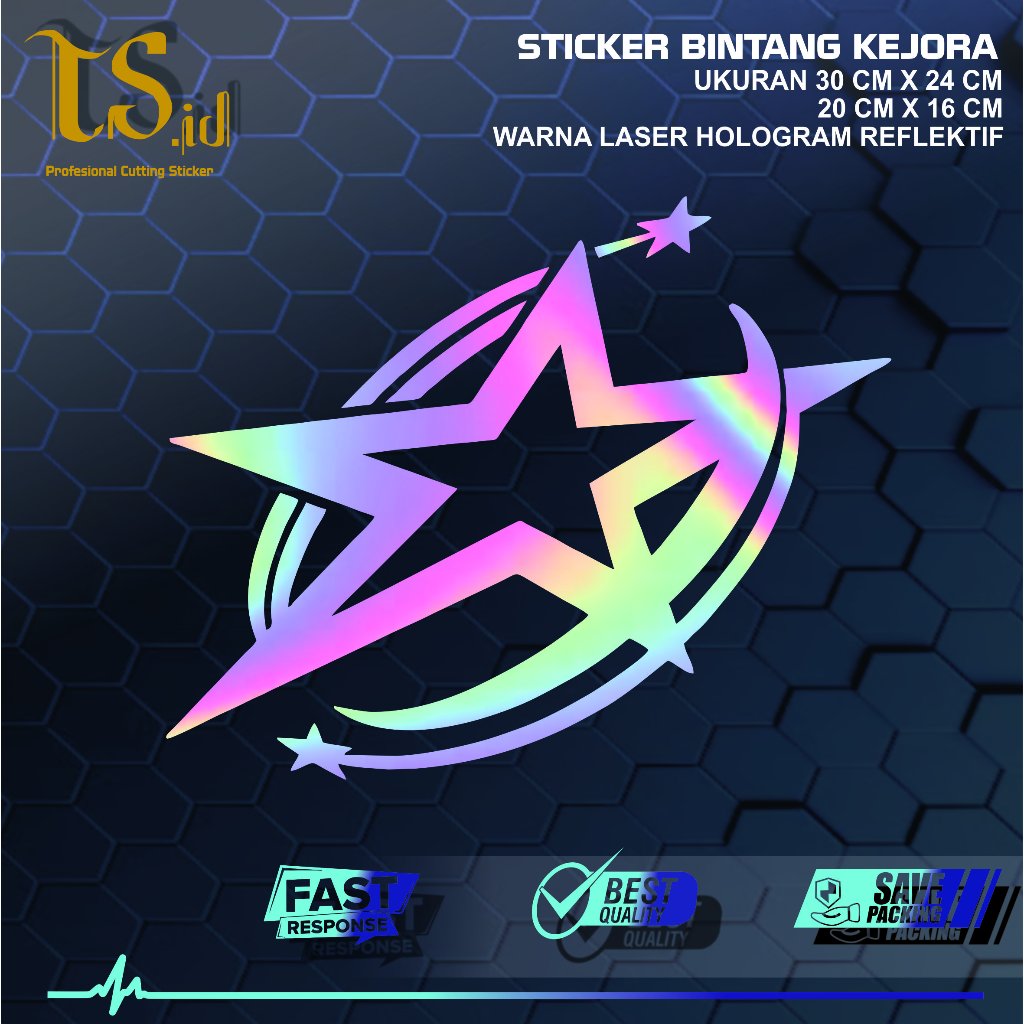 Jual Sticker Bintang Kejora Hologram & Reflektif | Shopee Indonesia