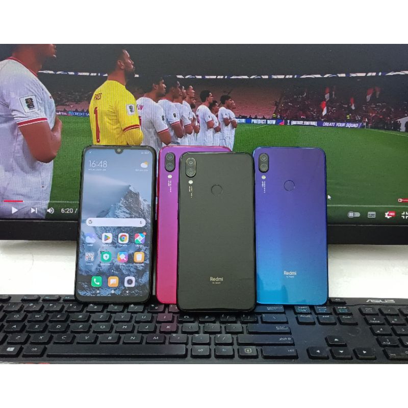 Jual Redmi note 7 4G second original xiaomi lavender sudah UBL | Shopee Indonesia