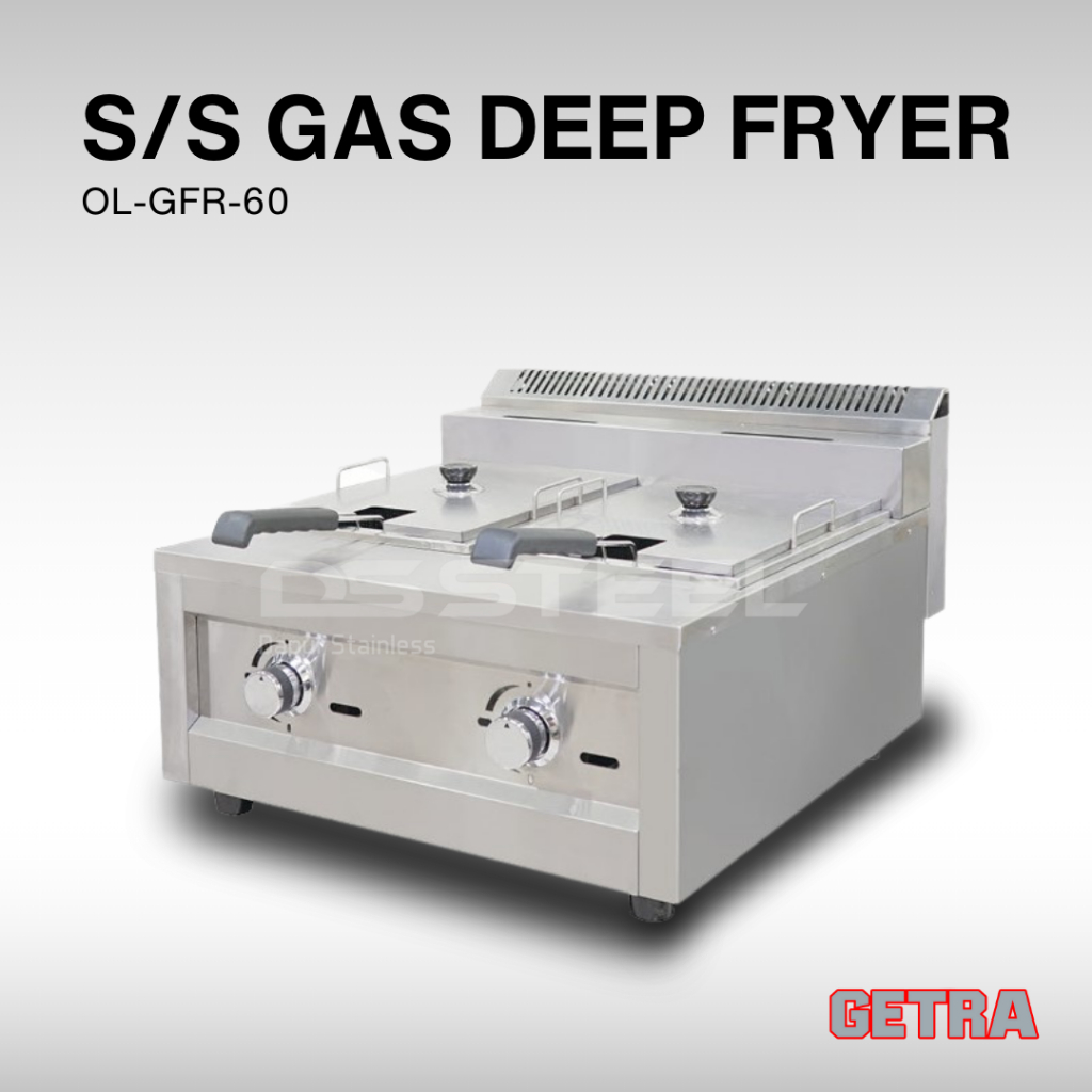 Jual GETRA Gas Deep Fryer 13 Liter OL-GFR-60 / Kompor Penggorengan 13 ...