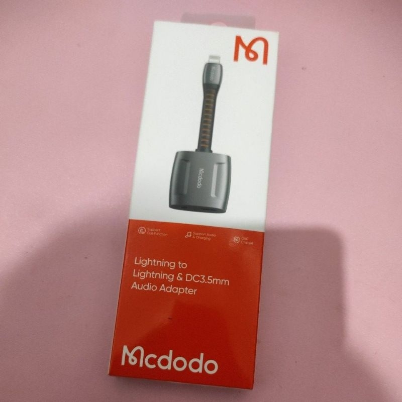 Jual MCDODO Converter Splitter For iPhone Lightning to Jack (Charging ...