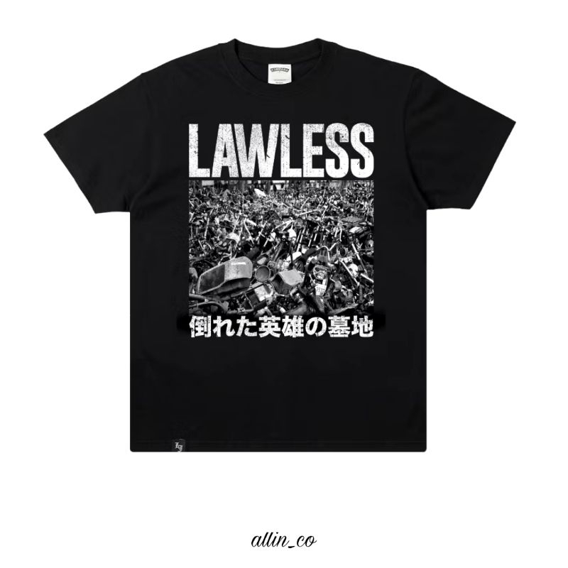 Jual T-SHIRT LAWLESS JAKARTA ORIGINAL | Shopee Indonesia