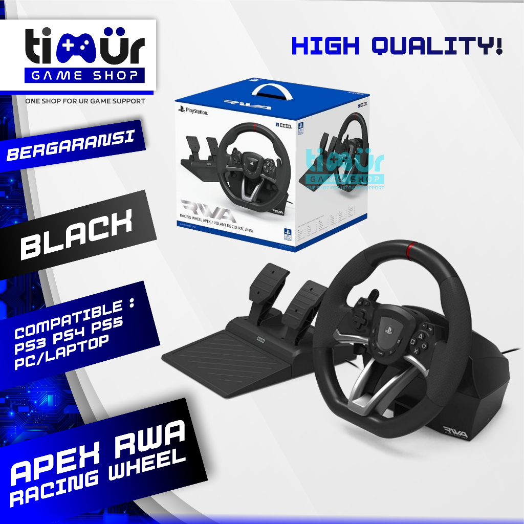 Jual Stir Setir Steering Racing Wheel Apex RWA PS4 PS5 PC HORI | Shopee ...
