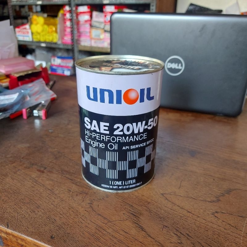 Jual Oli Mesin Union Unioil 20W-50 (Bensin) 1 Liter Original | Shopee ...