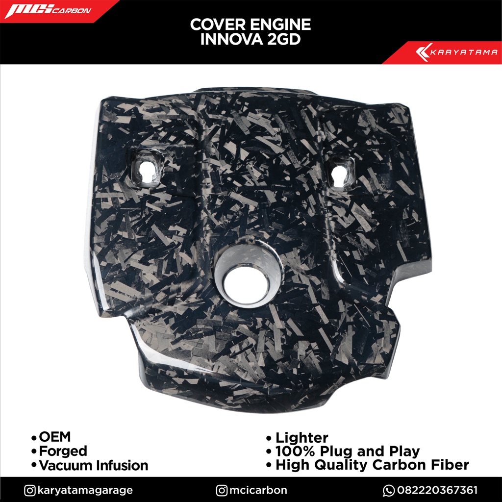 Jual Cover Mesin Innova 2GD Reborn - MCI Carbon by Karyatama | Shopee ...