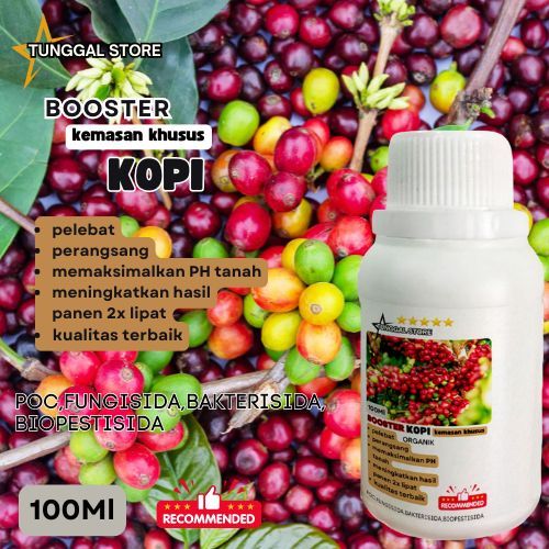 Jual PUPUK BOOSTER PERANGSANG BUAH KOPI,PUPUK PELEBAT ORGANIK TANAMAN KOPI 100ML | Shopee Indonesia