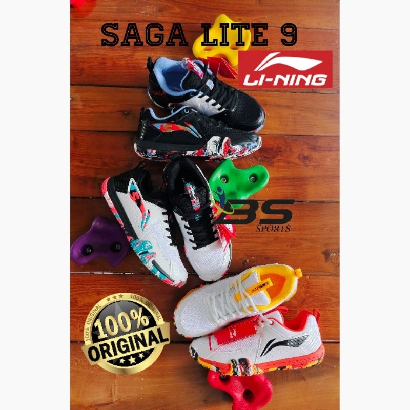 Jual NEW SEPATU BADMINTON LINING SAGA LITE 9 SAGA 9 ORIGINAL | Shopee ...