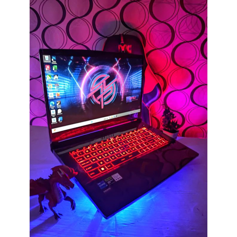 Jual MSI GF63 Core i5/12 Ram 16/512gb Ssd Dual VGA Nvidia RTX 2050 Siap ...