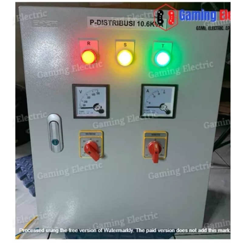 Jual Panel distribusi 3 phase daya 10.600VA/10.6Kva custom schneider ...