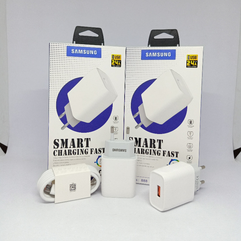 Jual Charger Fast Charging SAMSUNG 80W 888 USB Type C & Micro Adaptor ...