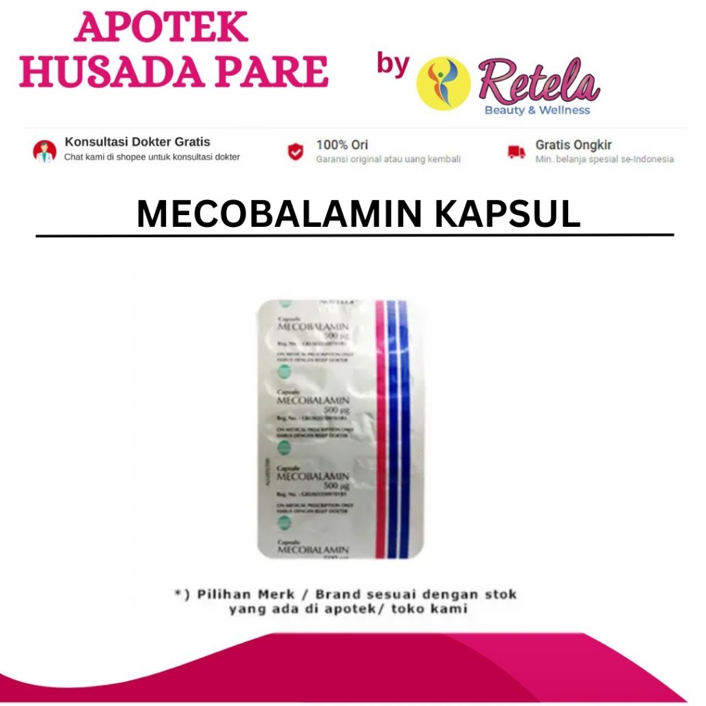 Jual MECOBALAMIN 500MG 1 STRIP 10 CAPSUL | Shopee Indonesia