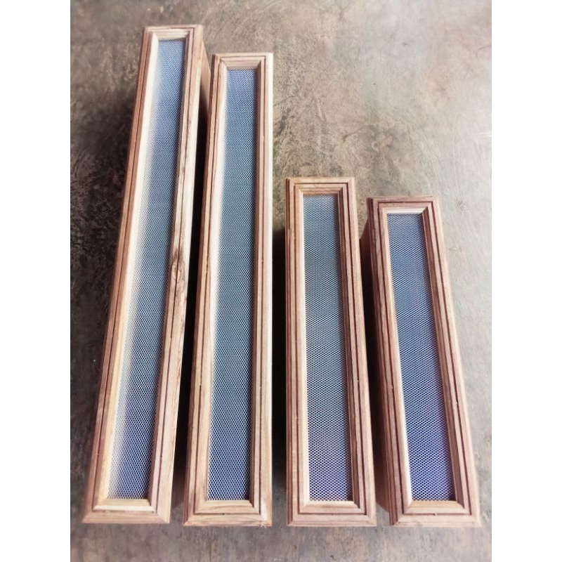 Jual loster kayu model panjang motif ram/kawat nyamuk | Shopee Indonesia