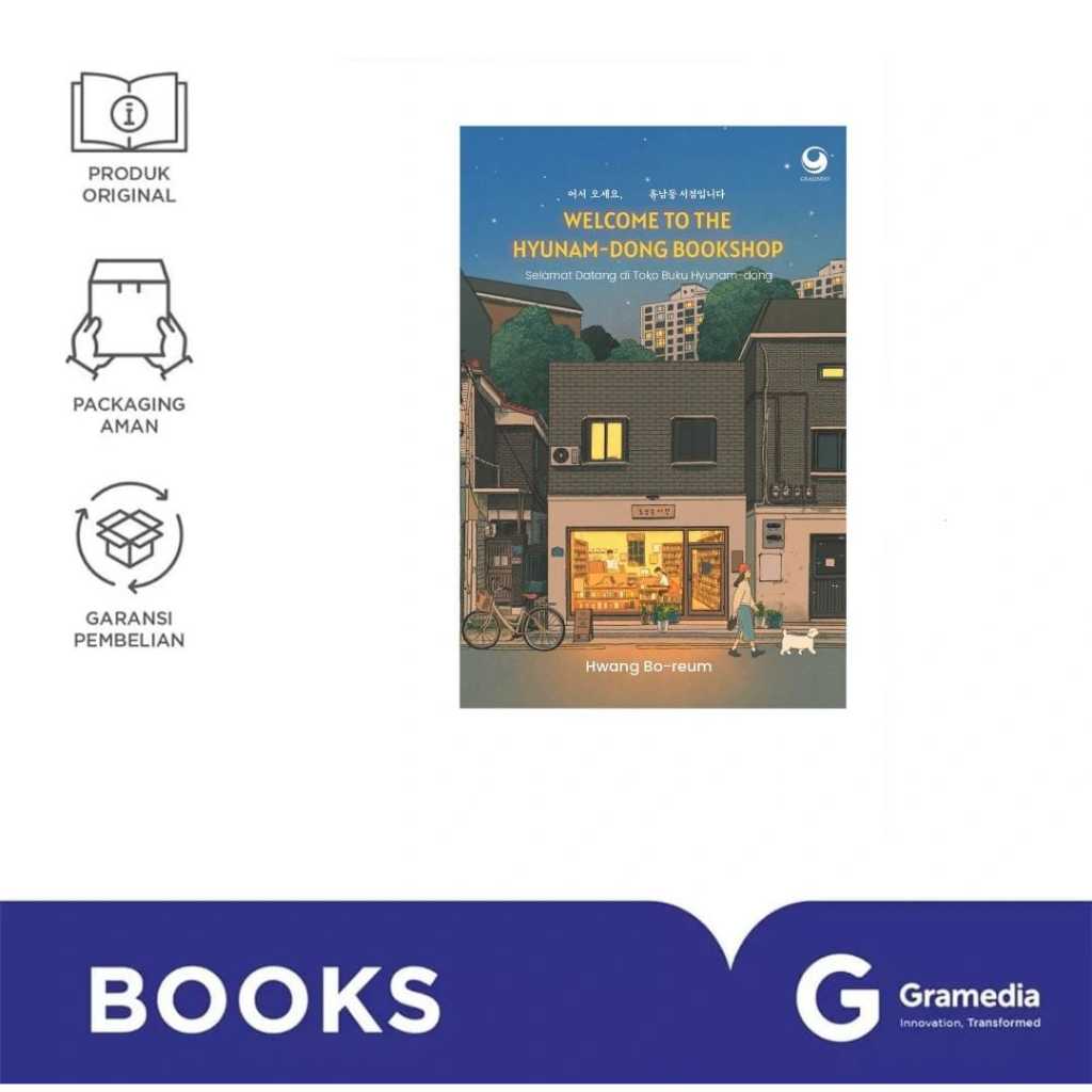 Jual Gramedia Gandaria - Welcome To The Hyunam-Dong Bookshop : Selamat Datang Di Toko ( Hwang Bo ...