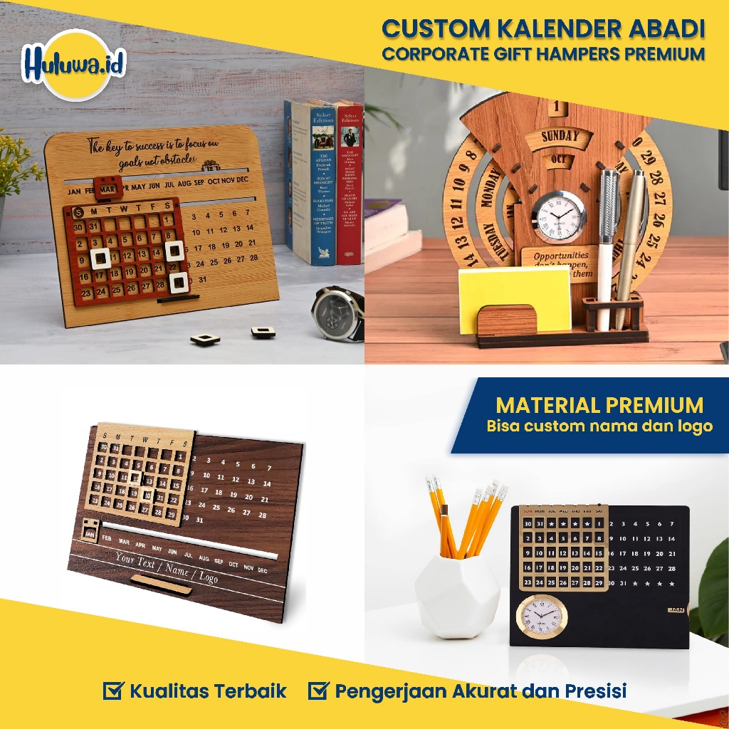 Jual Custom Kalender Abadi / Corporate Gift Hampers Premium Set ...