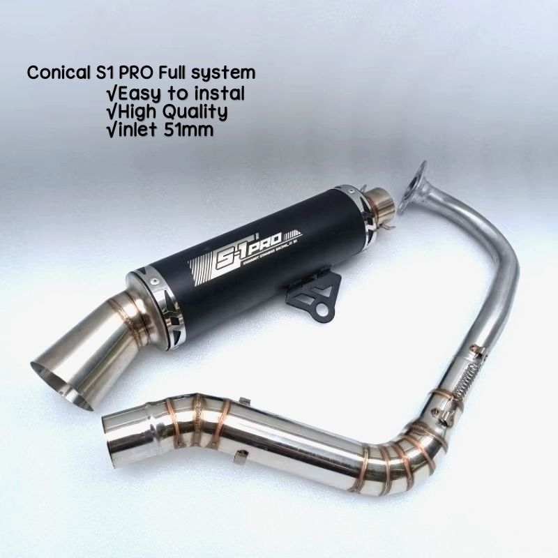 Jual S1 PRO Power pipe stainless exhaust system motorcycle parts for ...