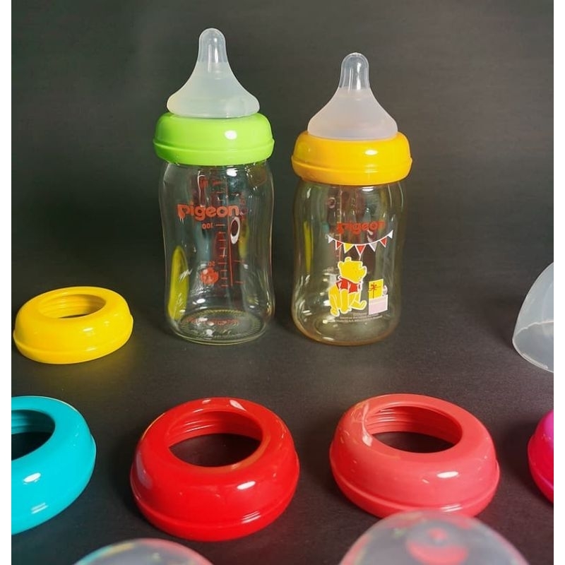 Jual Tutup botol+ cover untuk botol Pigeon wide neck | Shopee Indonesia