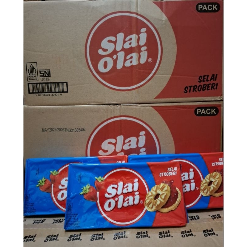 Jual biskuit roma slai olai 192gram nanas blueberry stroberi @paket ...
